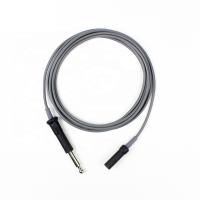 China Reusable Soft Silicone Electrosurgical Cable 3000mm for Monopolar Bipolar Surgery for sale