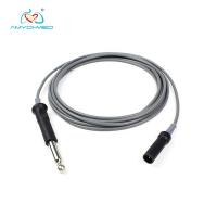 China Reusable Soft Silicone Electrosurgical Cable 3000mm for Monopolar Bipolar Surgery for sale