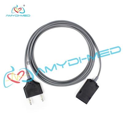 China Soft Silicone Bipolar Cable 3000MM Length Reusable Electrosurgical ESU Cable for sale