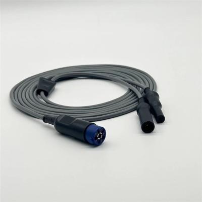 China Soft Silicone Reusable Electrosurgical Cable 3000mm for Bipolar Monopolar ERBE for sale