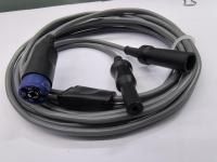China Soft Silicone Reusable Electrosurgical Cable 3000mm for Bipolar Monopolar ERBE for sale