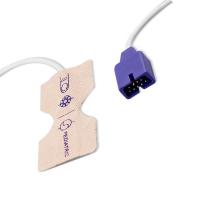 China Non-Woven Fabric Disposable SpO2 Sensor 9-Pin Compatible for Nellcor Pulse Oximetry 0.9M for sale