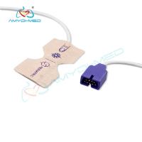 China Non-Woven Fabric Disposable SpO2 Sensor 9-Pin Compatible for Nellcor Pulse Oximetry 0.9M for sale