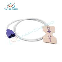 China Non-Woven Fabric Disposable SpO2 Sensor 9-Pin Compatible for Nellcor Pulse Oximetry 0.9M for sale