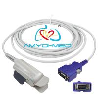 China Amydi-Med 14Pin TPU SpO2 Sensor 3.0M Cable for Nellcor OxiMax Adult Finger Clip for sale
