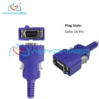 China Amydi-Med 14Pin TPU SpO2 Sensor 3.0M Cable for Nellcor OxiMax Adult Finger Clip for sale