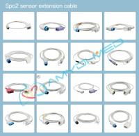 China Reusable SpO2 Sensor Multi-Brand Compatible TPU PVC Pulse Oximeter 3M Cable for Medical Monitoring for sale