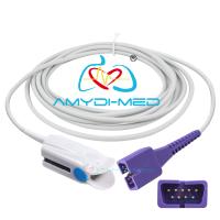 China Latex-Free Reusable SpO2 Sensor 3m Cable CE RoHS for Pulse Oximeters for sale