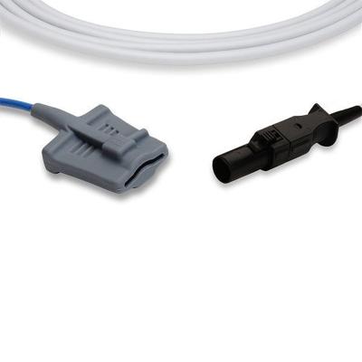 China Reusable SpO2 Sensor Round 6 Pin TPU Material ECG Cable 2.4M Length for Mindray Goldway for sale
