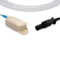 China Reusable SpO2 Sensor Round 6 Pin TPU Material ECG Cable 2.4M Length for Mindray Goldway for sale