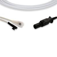 China Reusable SpO2 Sensor Round 6 Pin TPU Material ECG Cable 2.4M Length for Mindray Goldway for sale