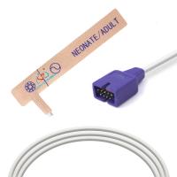 China Compatible Nellcor Max DS-100a Disposable SpO2 Sensor Non-Woven Adult 3m Cable for sale