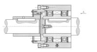 China Industrial 200mm Dia 11000N.M One Way Overrunning Clutch High Precision for sale