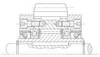 China Durable 2520N.M 60mm Dia Overrunning Clutch Bearing For Packaging for sale