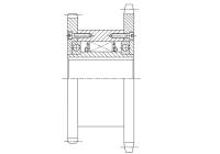 China Chemical Machinery One Way Clutch Bearing CKZF-A Suitable for Horizontal or Vertical Installation for sale