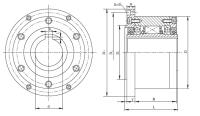 China Mounting Example Refer to Provided Examples for 300 18256 N.m Nominal Torque Range Freewheel Clutch Bearing for sale