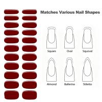 China Gel Nail Stickers Nail Art Stickers Full Cover Self Adhesive Manicure For Women for sale