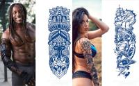China Semi Permanent Tattoo Sticker Custom Logo OEM Factory Wholesale Waterproof In Stock Ready To Ship for sale