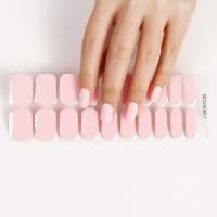 China Semi Cured Gel Nail Strips With UV Light - Long-Wear Gel Nail Stickers For Fingers & Toes, 20 Colors for sale