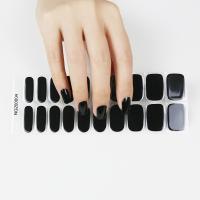 China Semi Cured Gel Nail Strips With UV Light - Long-Wear Gel Nail Stickers For Fingers & Toes, 20 Colors for sale