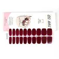 China Semi Cured Gel Nail Stickers Kit With UV Light For A Salon Manicure You Can Do At Home In Minutes for sale