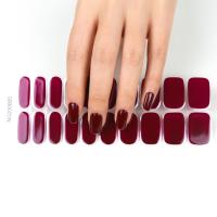China Semi Cured Gel Nail Stickers Kit With UV Light For A Salon Manicure You Can Do At Home In Minutes for sale
