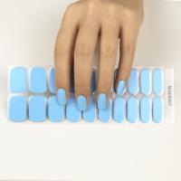 China Semi Cured Gel Nail Stickers Kit With UV Light For A Salon Manicure You Can Do At Home In Minutes for sale