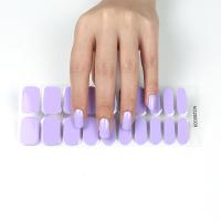 China Custom Halloween Semi Cured Gel Nail Stickers With Your Own Logo For Kids for sale