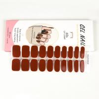 China Custom Halloween Semi Cured Gel Nail Stickers With Your Own Logo For Kids for sale
