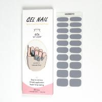 China Custom Halloween Semi Cured Gel Nail Stickers With Your Own Logo For Kids for sale
