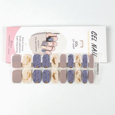 China Custom Semi Cured Gel Nail Strips With UV Light In Bulk Packs For Wholesale And Your Own Brand for sale