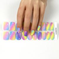 China Semi Cured Gel Nail Strips That Last Up To 2 Weeks In 20 Colors For Fingers And Toes At Home for sale