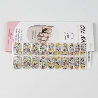 China Semi Cured Gel Nail Strips That Last Up To 2 Weeks In 20 Colors For Fingers And Toes At Home for sale