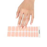 China Custom Nail Packaging Boxes And Cards For Semi Cured Gel Nail Strips With Your Printed Logo for sale