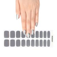 China Semi Cured Gel Nail Sticker Wrap Wholesale Supplier for sale