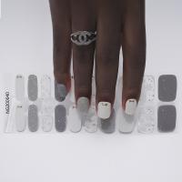 China Semi Cured Gel Nail Sticker Wrap Wholesale Supplier for sale