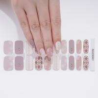 China Semi Cured Gel Nail Sticker Wrap Wholesale Supplier for sale