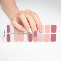 China Waterproof Gel Nail Sticker Semi Cured Polish Strips for sale