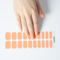 China Matte Gel Nail Sticker Flexible Easy Peel Strips for sale