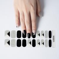China Matte Gel Nail Sticker Flexible Easy Peel Strips for sale