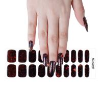 China Spring Floral Gel Nail Sticker DIY Nail Art Wrap for sale
