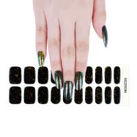 China Spring Floral Gel Nail Sticker DIY Nail Art Wrap for sale