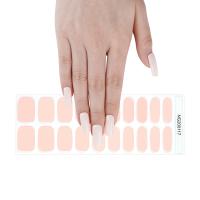 China UV Cure Gel Nail Sticker Flexible Nail Art Decal for sale