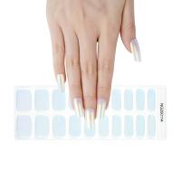 China UV Cure Gel Nail Sticker Flexible Nail Art Decal for sale