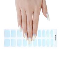 China UV Cure Gel Nail Sticker Flexible Nail Art Decal for sale