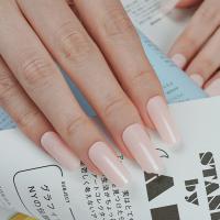 China Almond Gel Nail Sticker Long Lasting Nail Wrap for sale