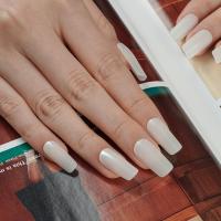 China Almond Gel Nail Sticker Long Lasting Nail Wrap for sale
