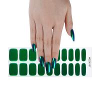 China Gel Nail Sticker Semi Cured Nail Wrap Christmas Snowflake Design Waterproof Decal for sale