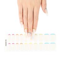 China Gel Nail Sticker Semi Cured Nail Wrap Waterproof Nail Art Decal For Ladies Gift for sale
