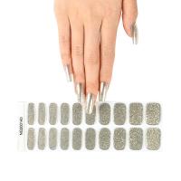 China Gel Nail Sticker Semi Cured Nail Wrap Waterproof Nail Art Decal For Ladies Gift for sale
